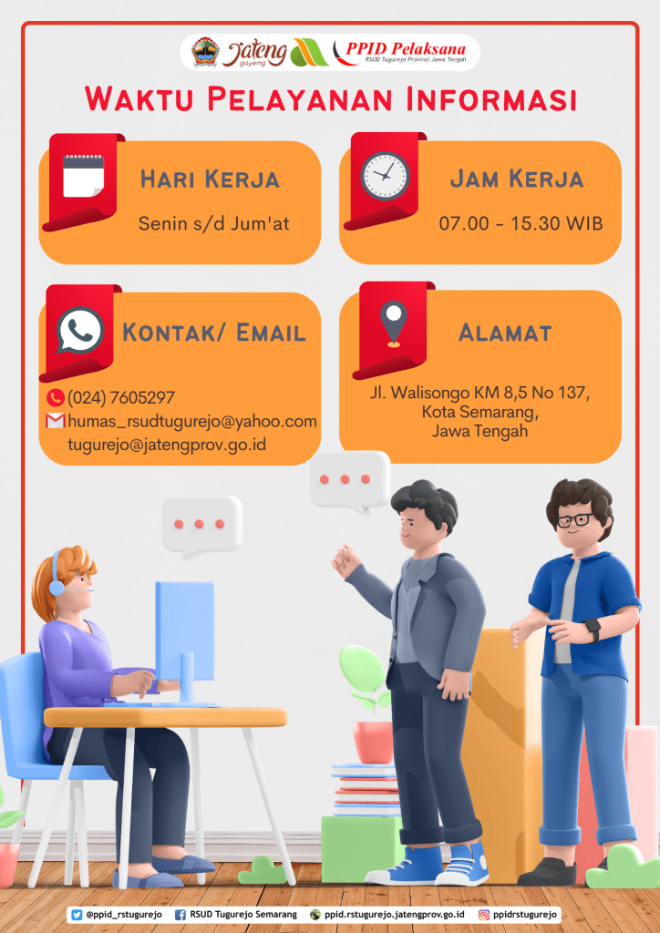 Waktu Layanan Informasi – PPID RSUD dr. ADHYATMA, MPH PROVINSI JAWA TENGAH